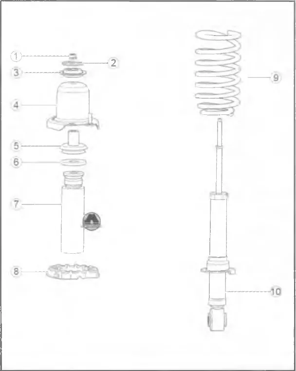 Задняя подвеска Geely Emgrand EC7